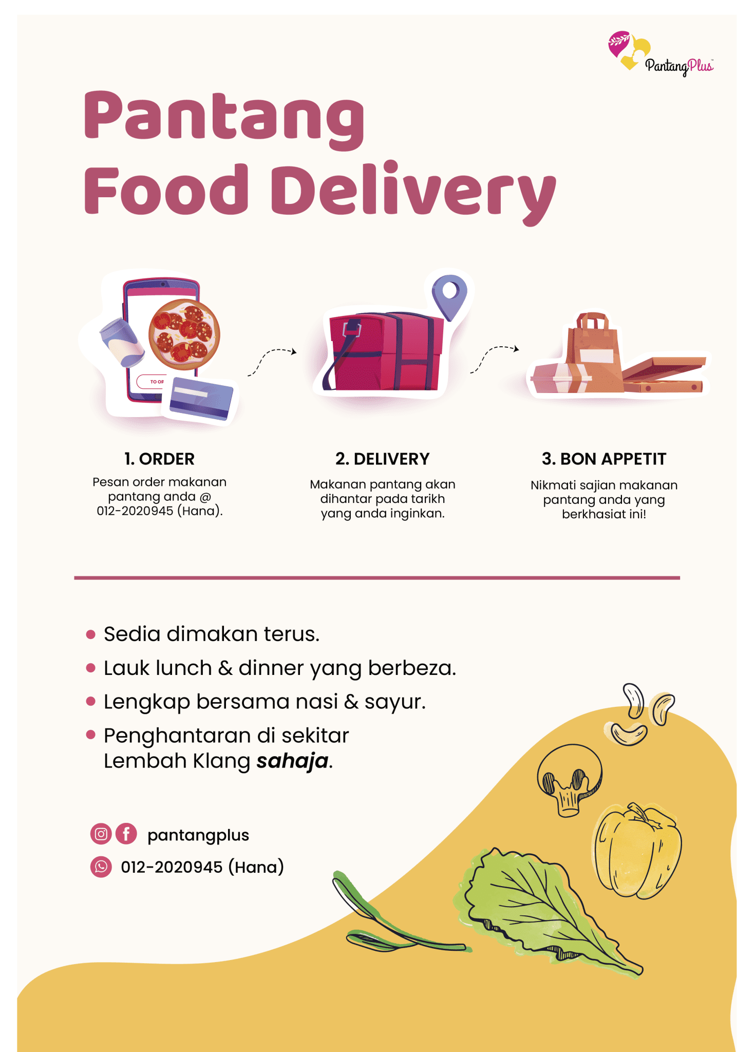 Delivery Makanan Berpantang